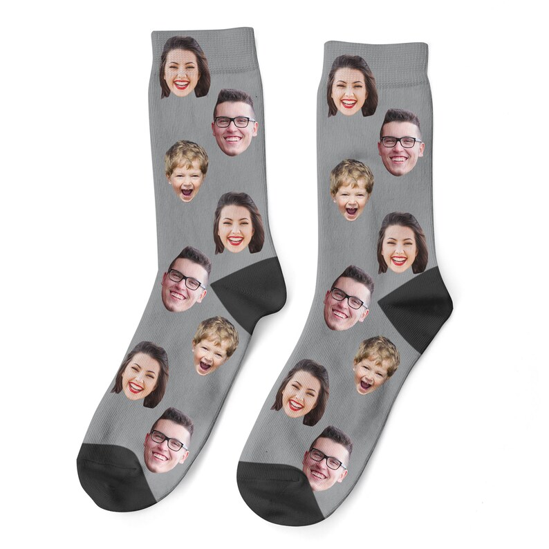 Custom Face Socks Photo Personalized Socks Faces on Socks - Etsy