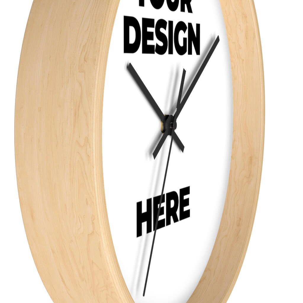 Custom Wall Clock Personalized Wall Clock Design Your Wall - Etsy