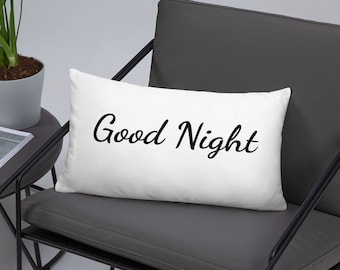 Good Night Pillow | Etsy