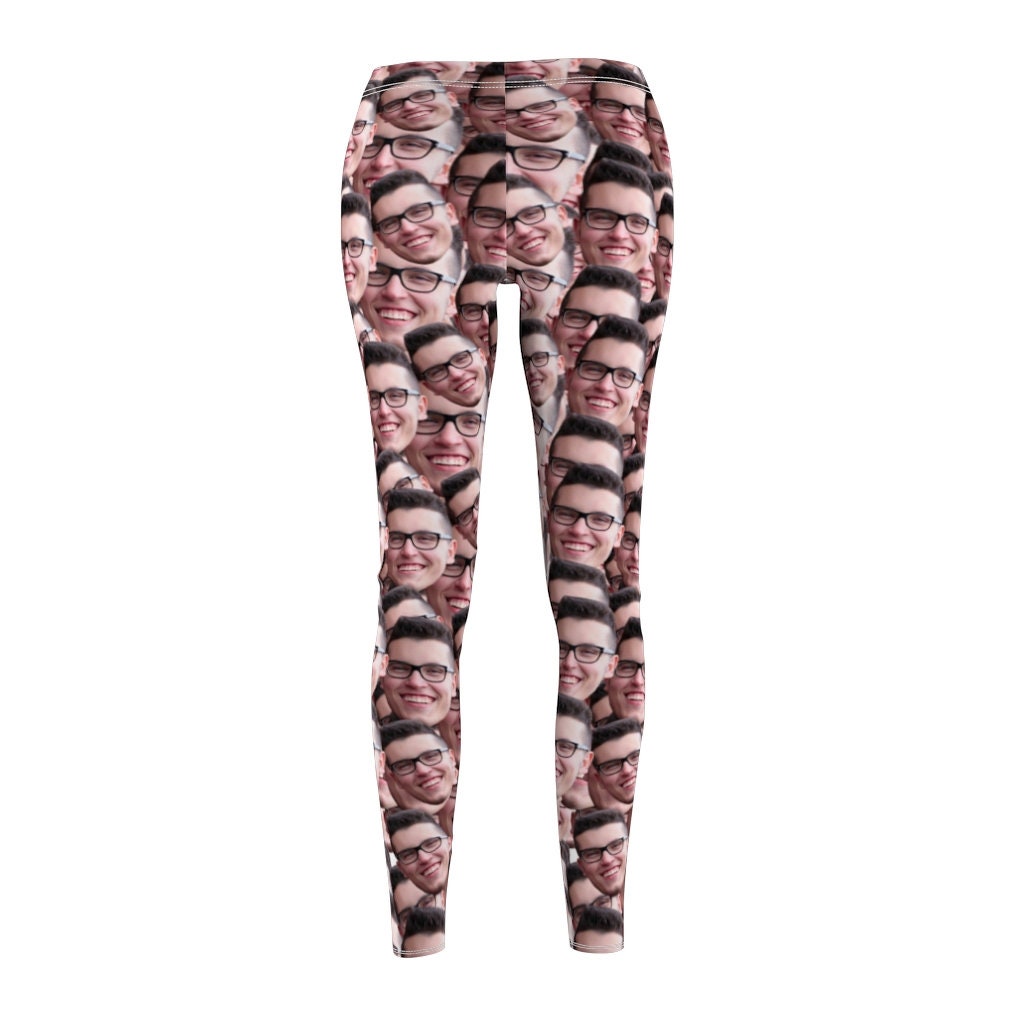 Crazy Face Leggings Custom Photo Leggings Funny Leggings - Etsy