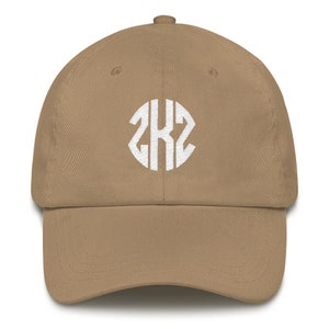 Custom Monogram Dad Hat, Embroidered Name Hat, Monogrammed Initials Cap ...