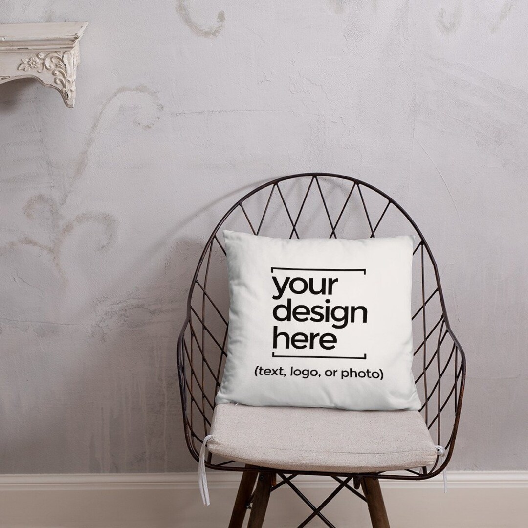 Custom Print Pillow Case With Stuffing, Pillow Case, Logo Pillow ...