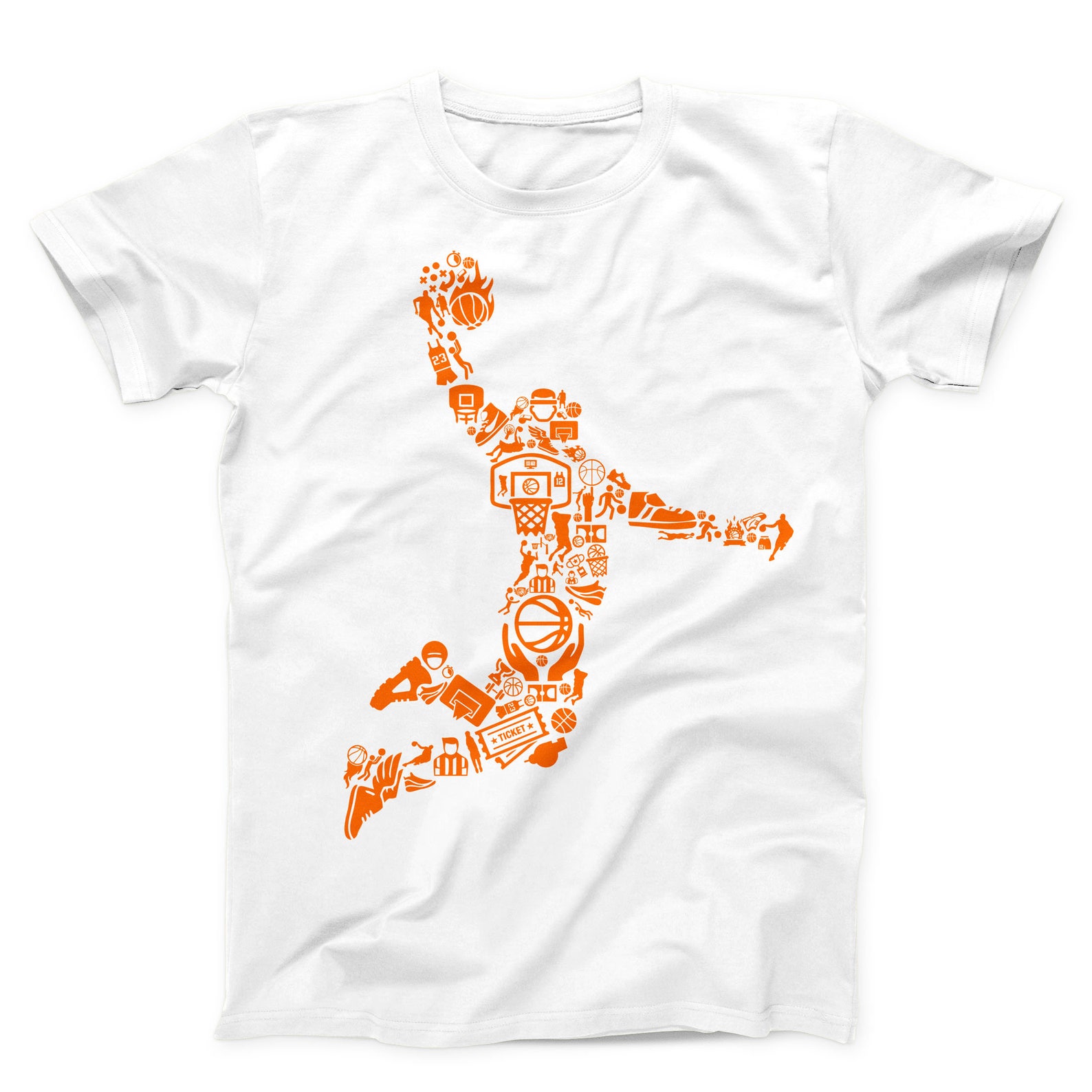 Basketball Player T-shirt Basketball Creative Player Shirt | Etsy