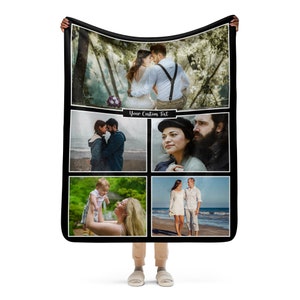 Custom Designed Blanket, Personalized Photo Soft Blanket, Sherpa ...