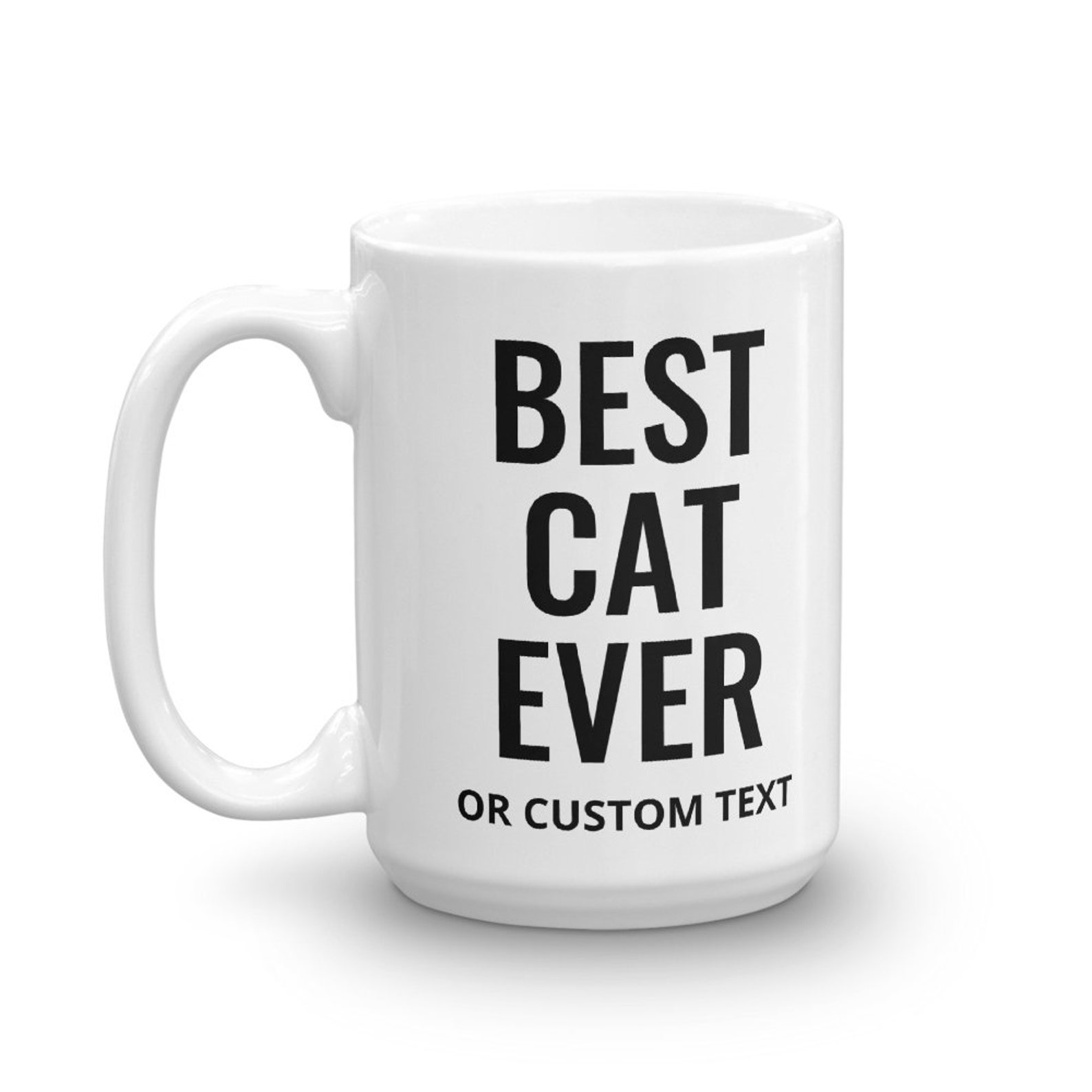 Custom Cat Photo Coffee Mug Custom Text Mug Cat Lover Mug - Etsy