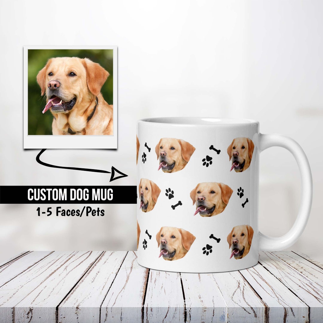 Custom Pet Mug, Pet Face Mug, Personalized Dog Mug, Personalized Gift ...
