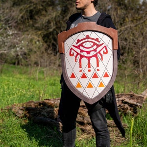 Tears of the Kingdom Old Wooden Shield - Zonai Shield Replica - Cosplay ...