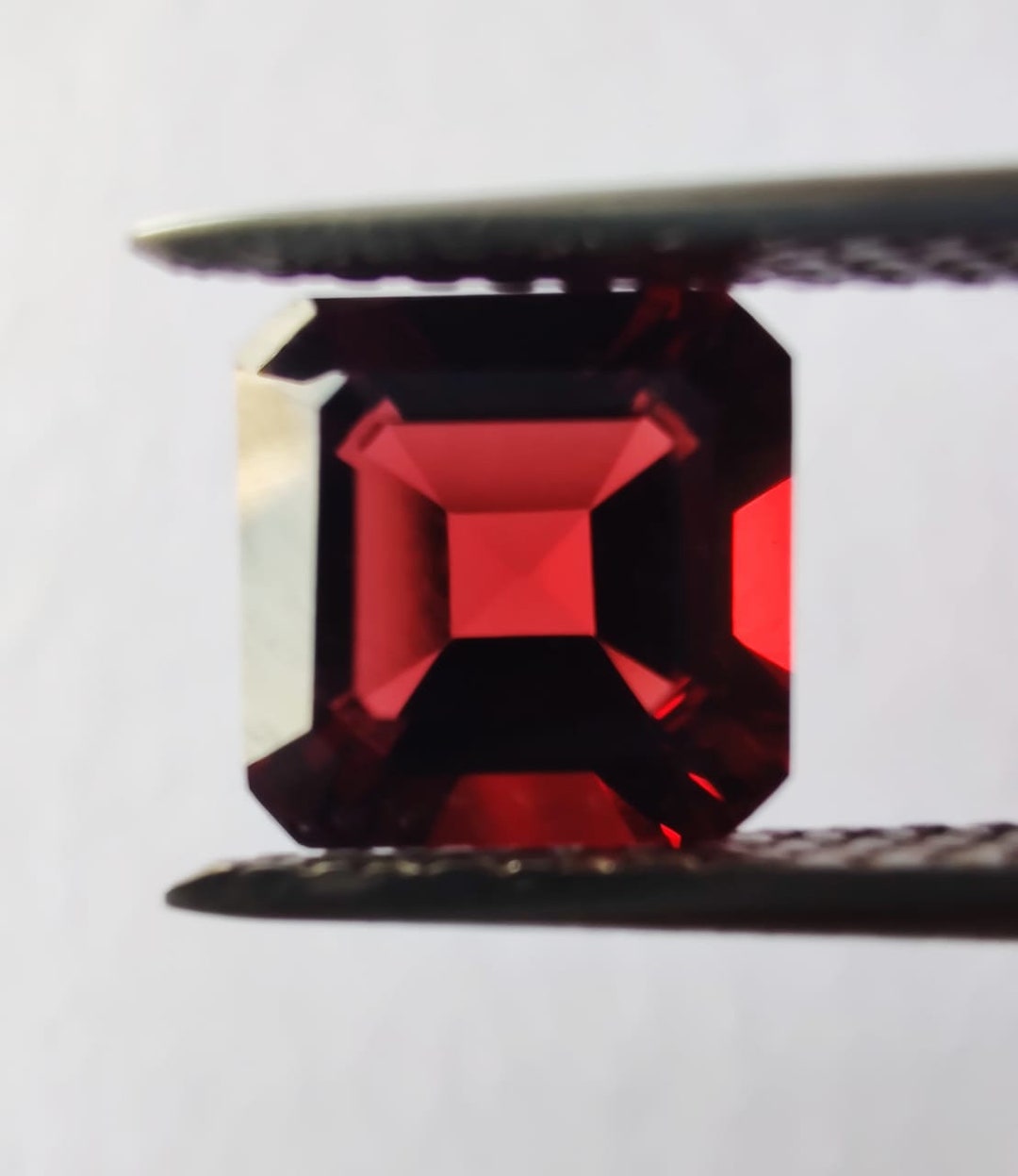 Garnet/octo Square Shape/step Cut/5x5mm/6x6mm/7x7mm/8x8mm/size/top ...