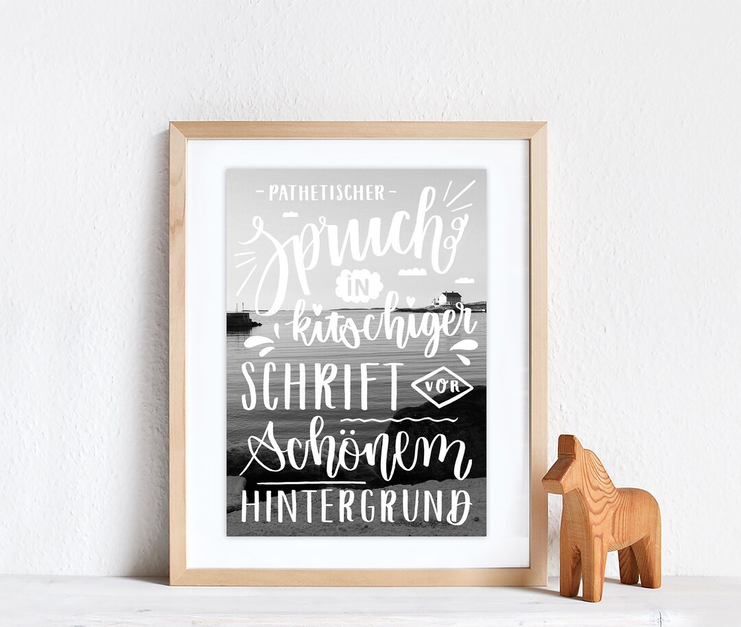 Fine Art Print Kitschy Saying Poster - Etsy
