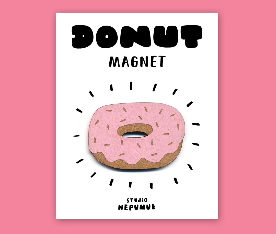 Donut | Magnet, Fridge Magnet - Etsy