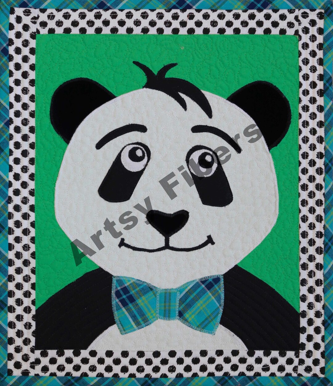 Panda Applique Pattern - Etsy