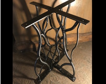 Forged Iron Woodland Tree Branch Accent Table Base, Metal End Table ...