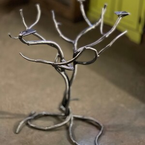 Forged Iron Woodland Tree Branch Accent Table Base Metal End - Etsy