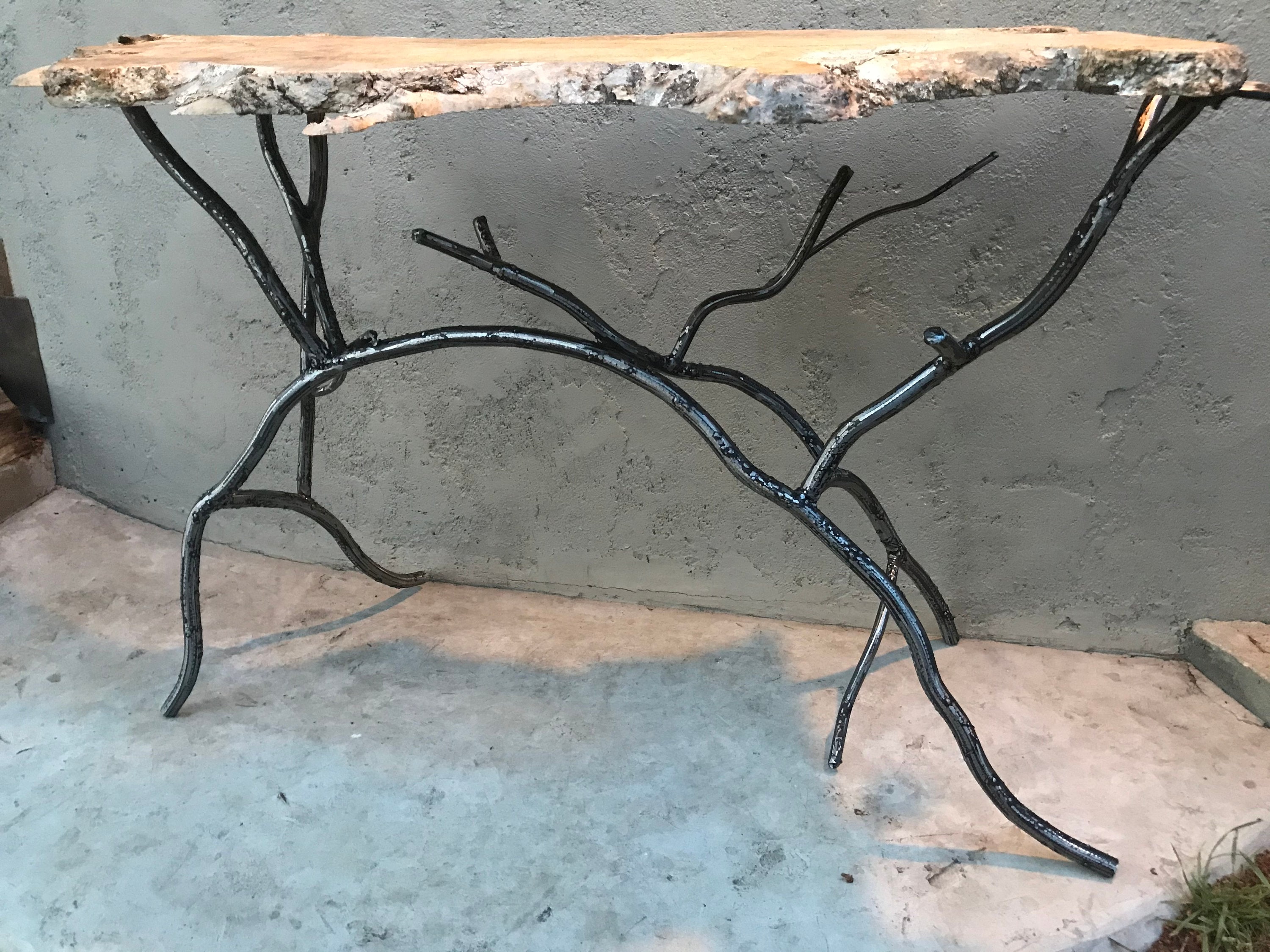 Forged Iron Branch Console Table Base Minimalist Sofa Table - Etsy UK