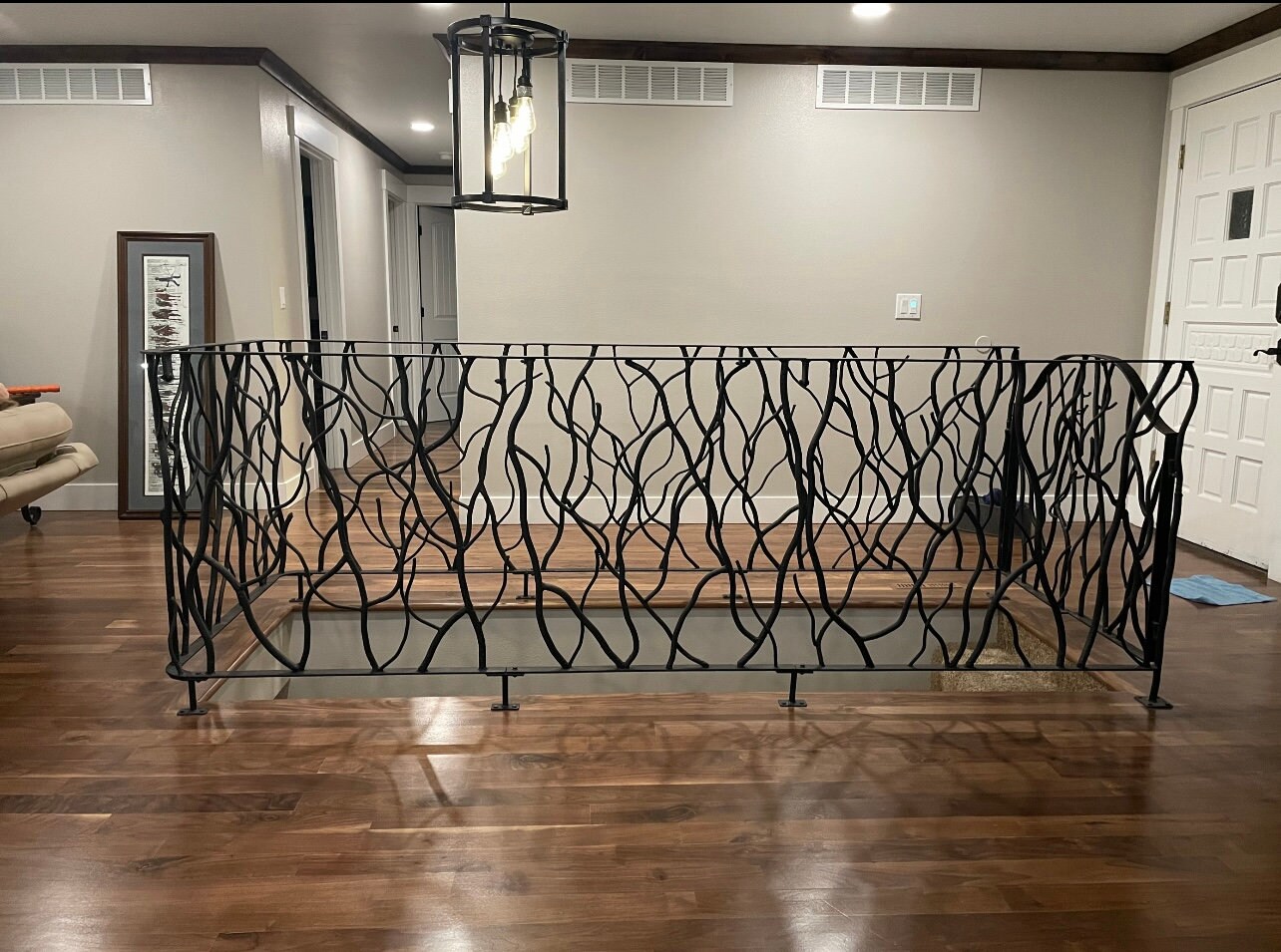 Forged Iron Rustic Branch Railing Sold by Linear Ft Stair - Etsy