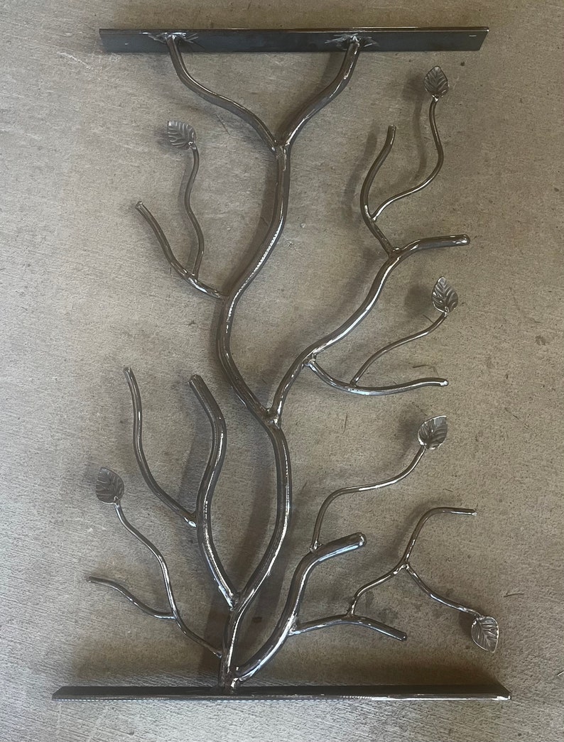 Iron Forged Dining Branch Table Trestle Bases Metal Table - Etsy