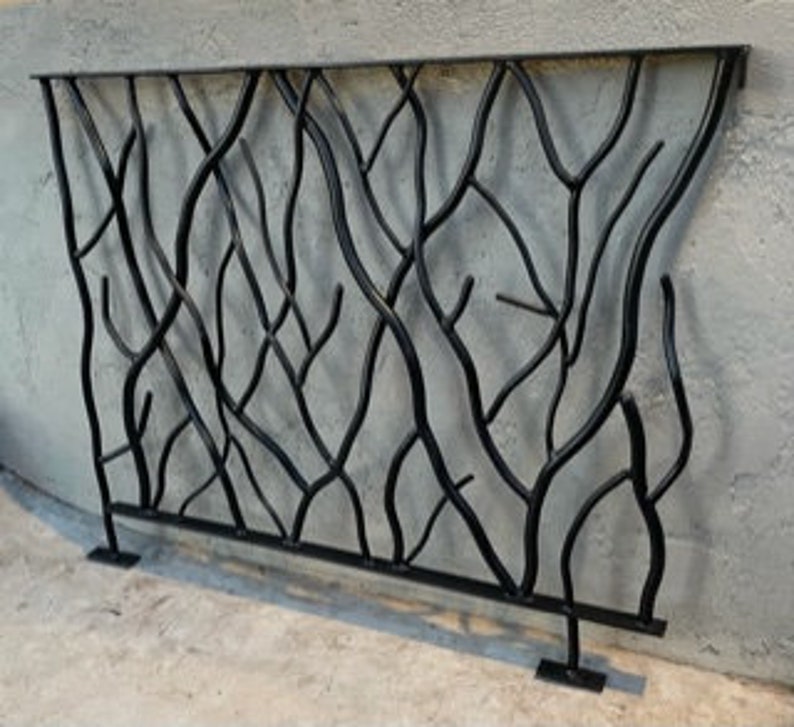 Forged Iron Rustic Branch Railing Sold by Linear Ft Stair - Etsy