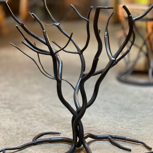 Forged Iron Woodland Tree Branch Accent Table Base Metal End - Etsy