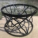Forged Iron Branch Table Base, Metal Accent Table, Rustic Coffee Table ...