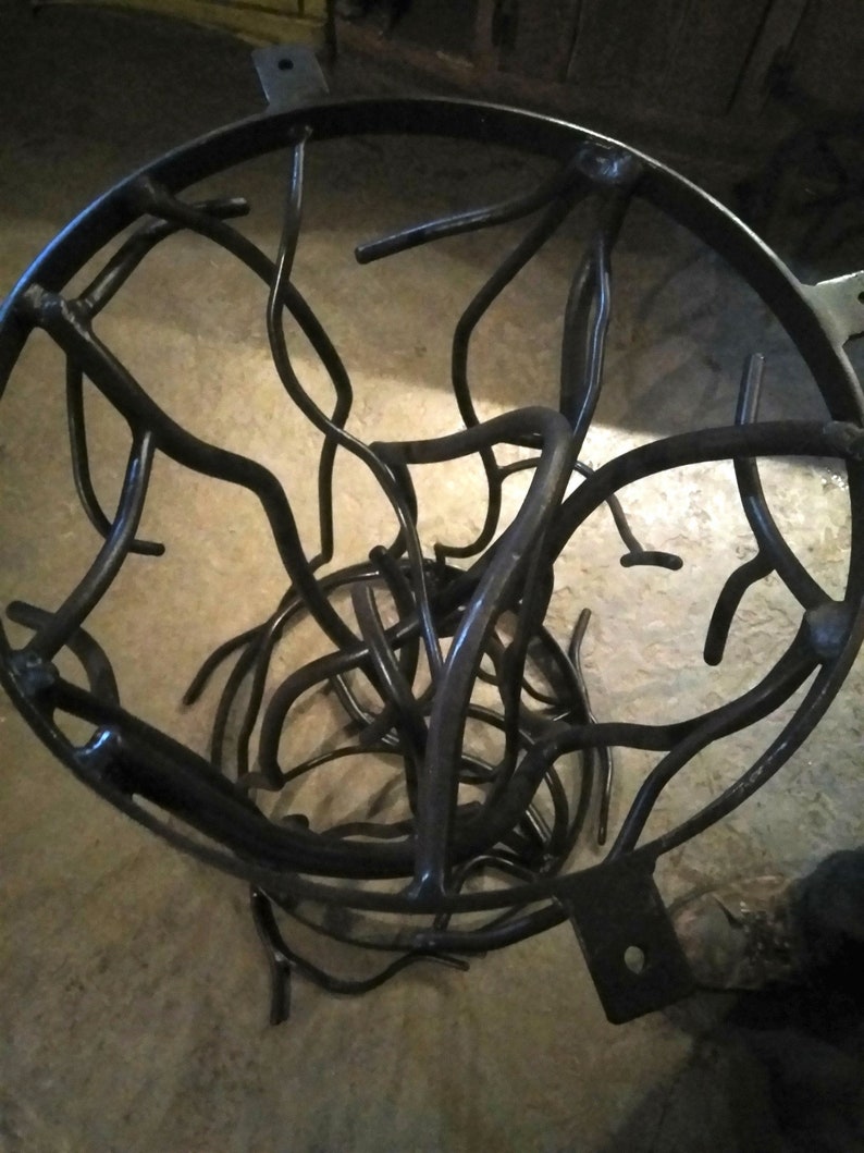 Forged Iron Branch Table Base Metal Accent Table Rustic - Etsy
