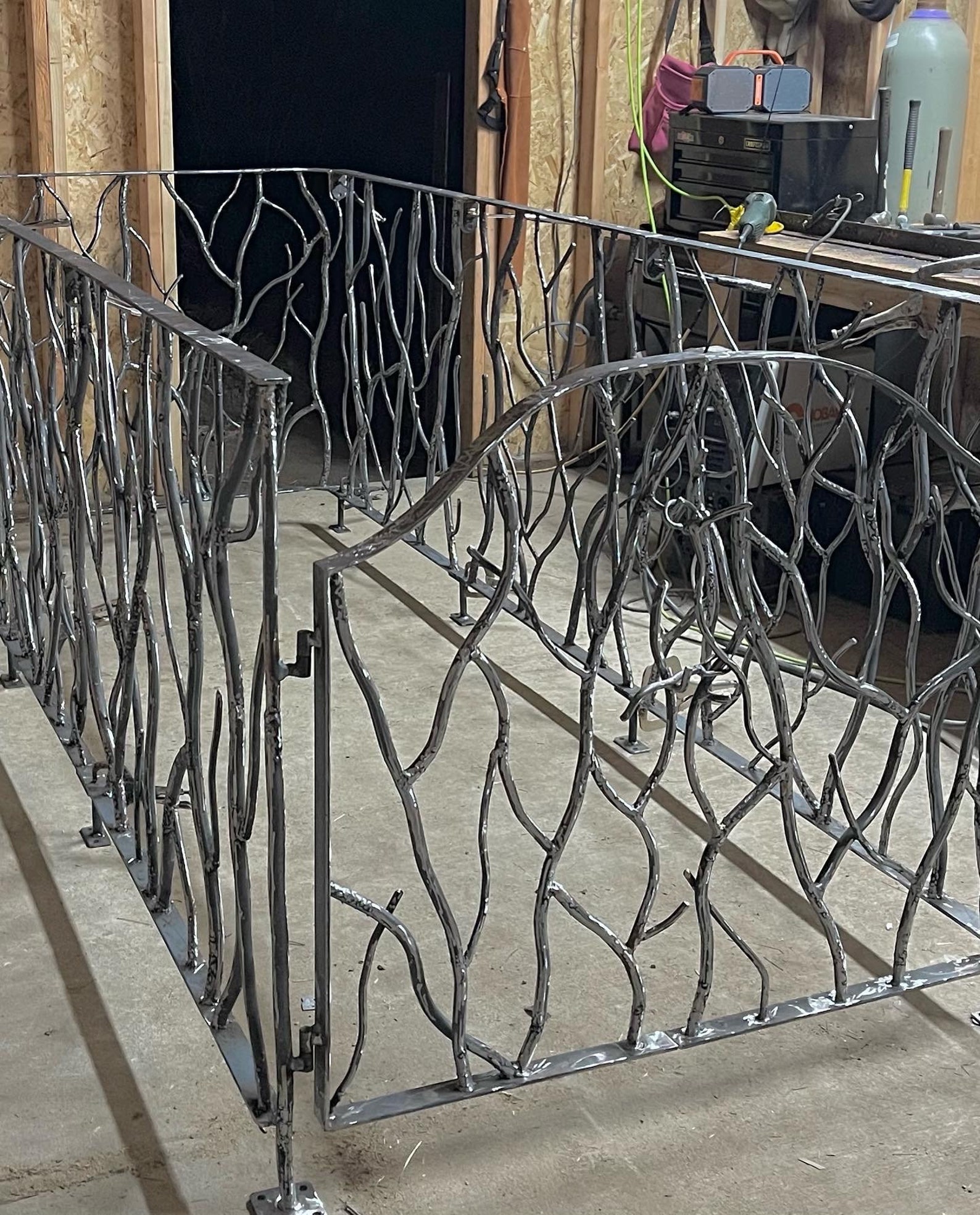 Forged Iron Rustic Branch Railing Sold by Linear Ft Stair - Etsy