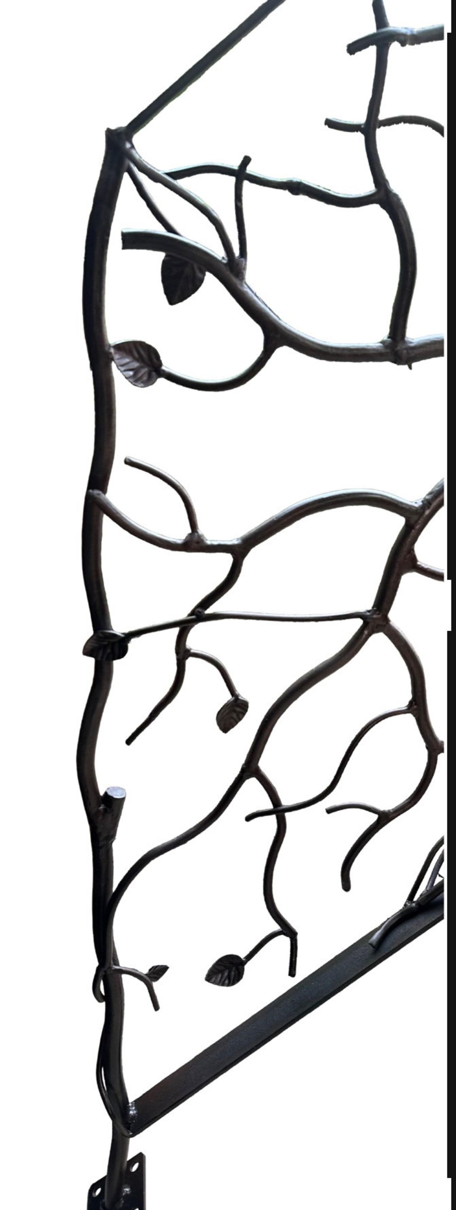 Forged Iron Twisted Tree Stair Railing Custom Metal Railing - Etsy UK