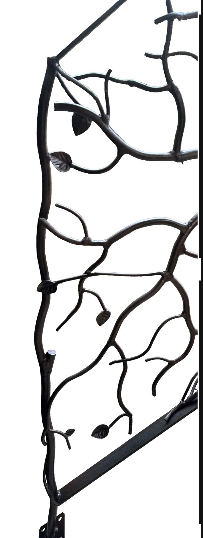 Forged Iron Twisted Tree Stair Railing Custom Metal Railing - Etsy UK