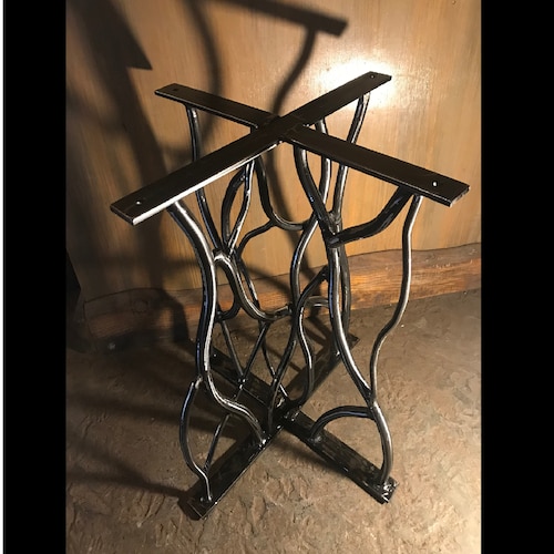 Forged Iron Woodland Tree Branch Accent Table Base Metal End - Etsy