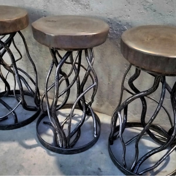 Rustic Bar Stools - Etsy