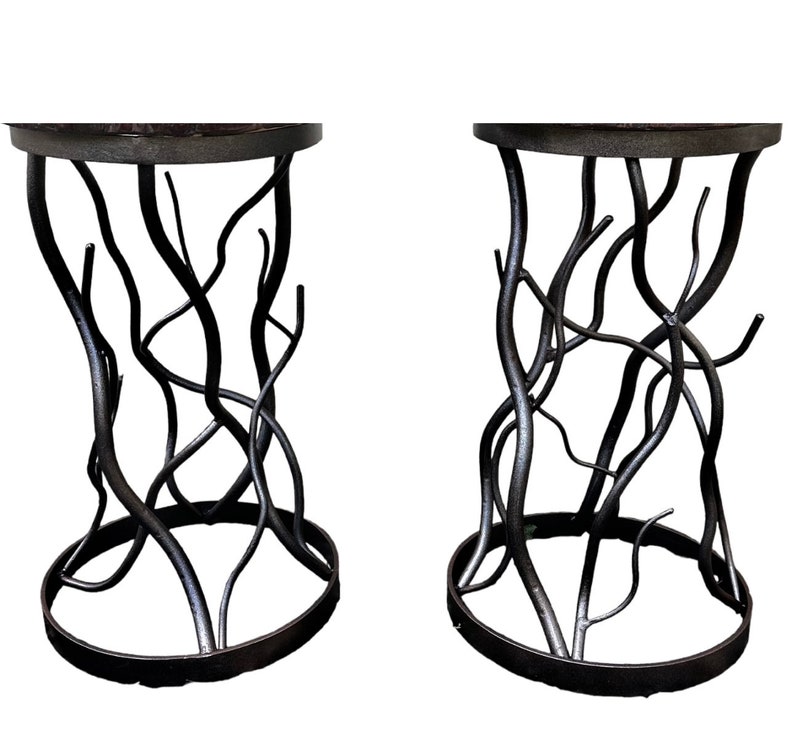 Forged Iron Branch Bar Stool Base, Kitchen Stools, Dining Chairs ...