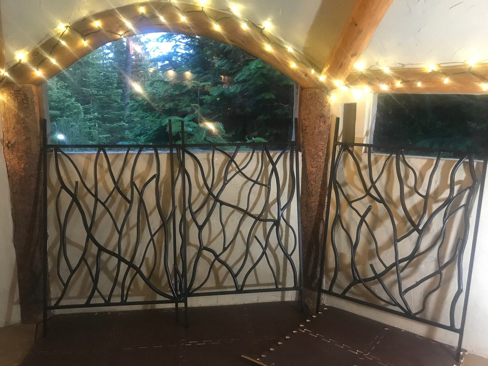 Forged Iron Rustic Branch Railing Sold by Linear Ft Stair | Etsy Canada