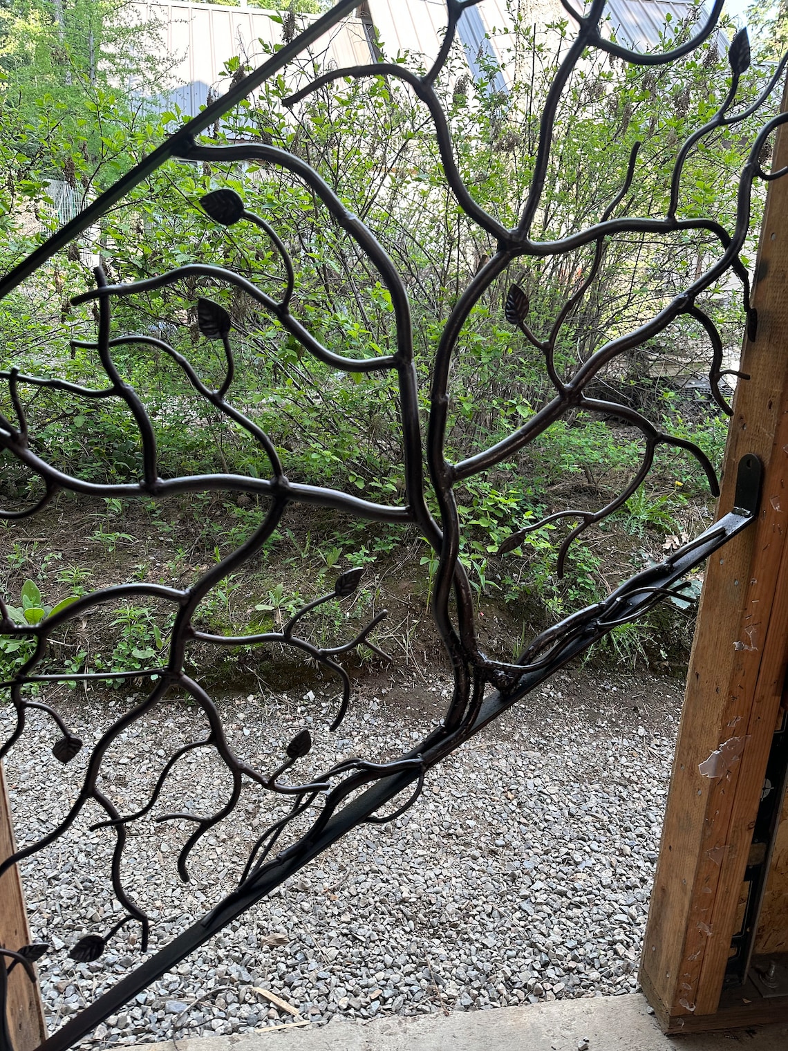 Forged Iron Twisted Tree Stair Railing Custom Metal Railing - Etsy UK