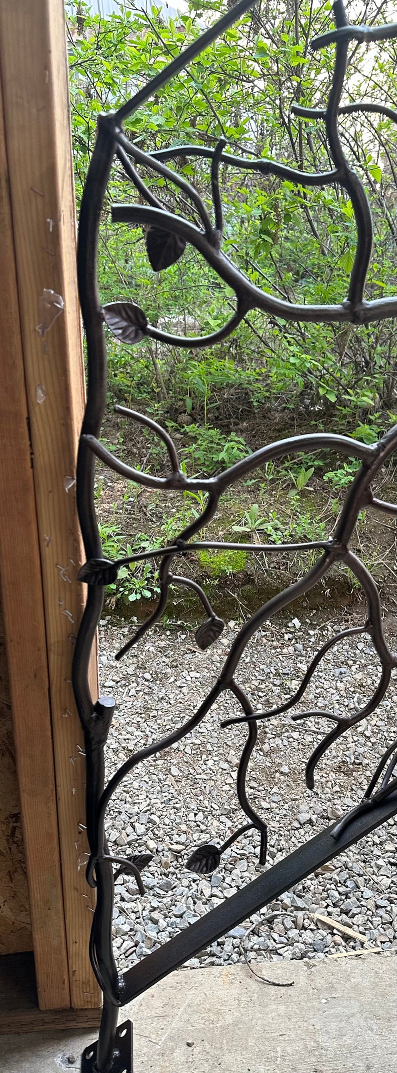 Forged Iron Twisted Tree Stair Railing Custom Metal Railing - Etsy UK