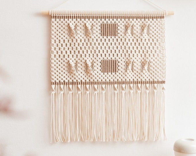 Macrame PATTERN Written PDF and Knot Guide, Diy Macrame Wall Hanging ...