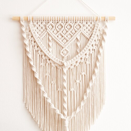 PDF Pattern Macrame Wall Hanging Macrame Tutorial BEGINNER - Etsy