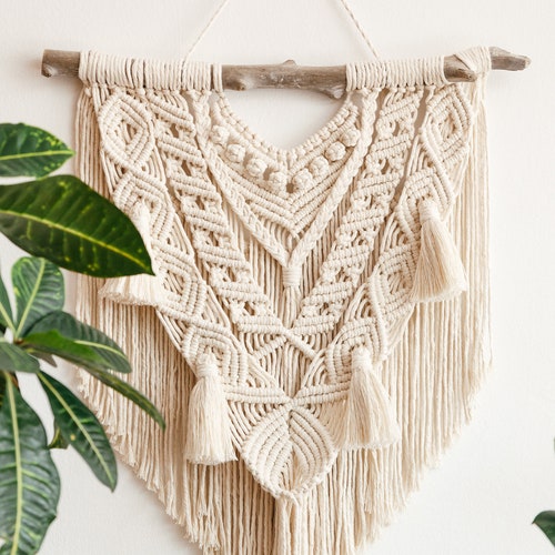 Macrame PATTERN Written PDF and Knot Guide Diy Macrame Wall - Etsy