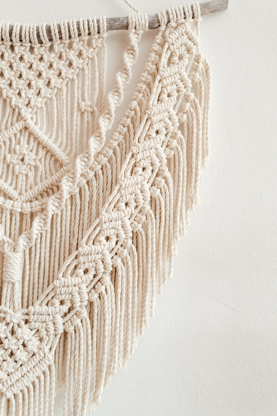 Macrame PATTERN Written PDF and Knot Guide Diy Macrame Wall - Etsy