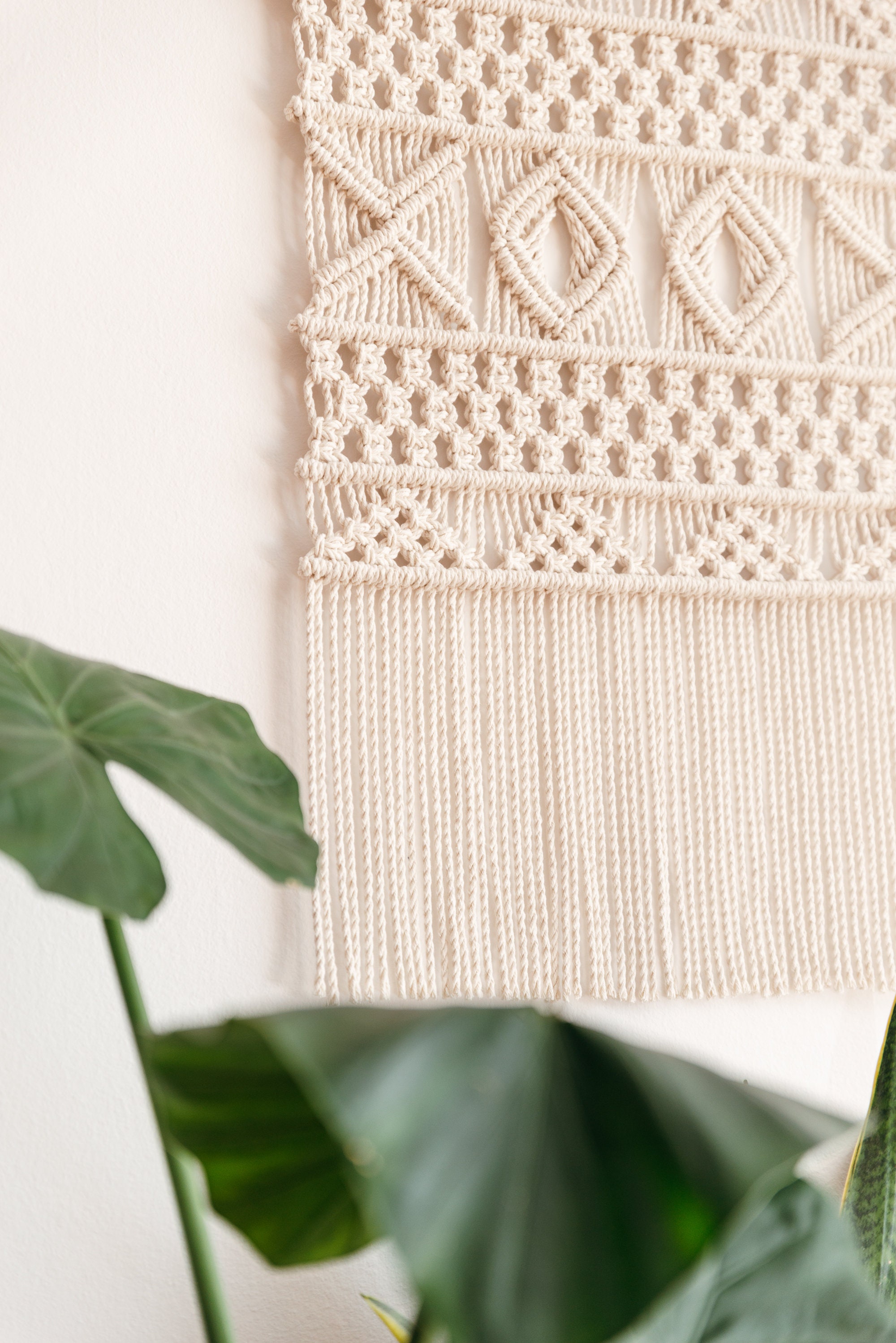 Macrame PATTERN Written PDF and Knot Guide Diy Macrame Wall - Etsy