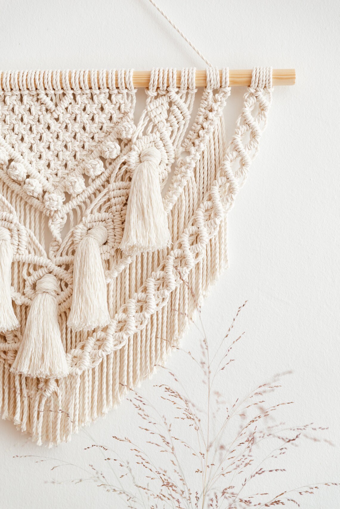 Macrame PATTERN - Written PDF and Knot Guide, Diy Macrame Wall Hanging ...