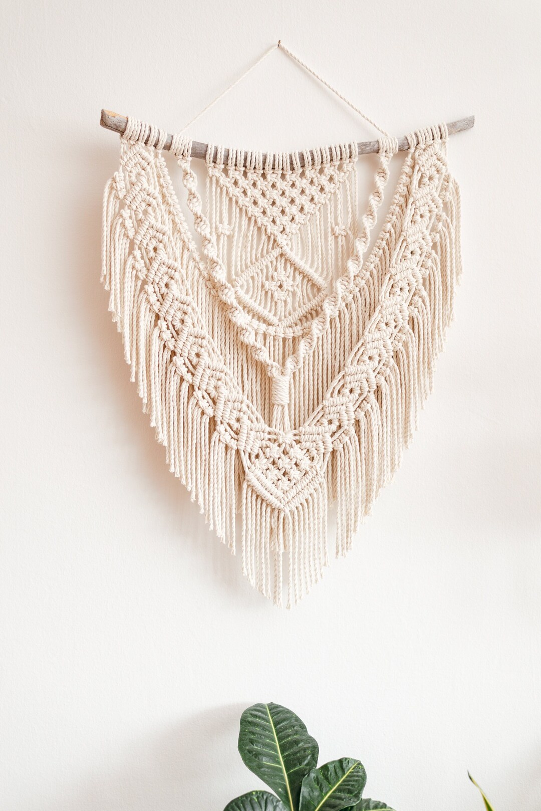 Macrame PATTERN - Written PDF and Knot Guide, Diy Macrame Wall Hanging ...