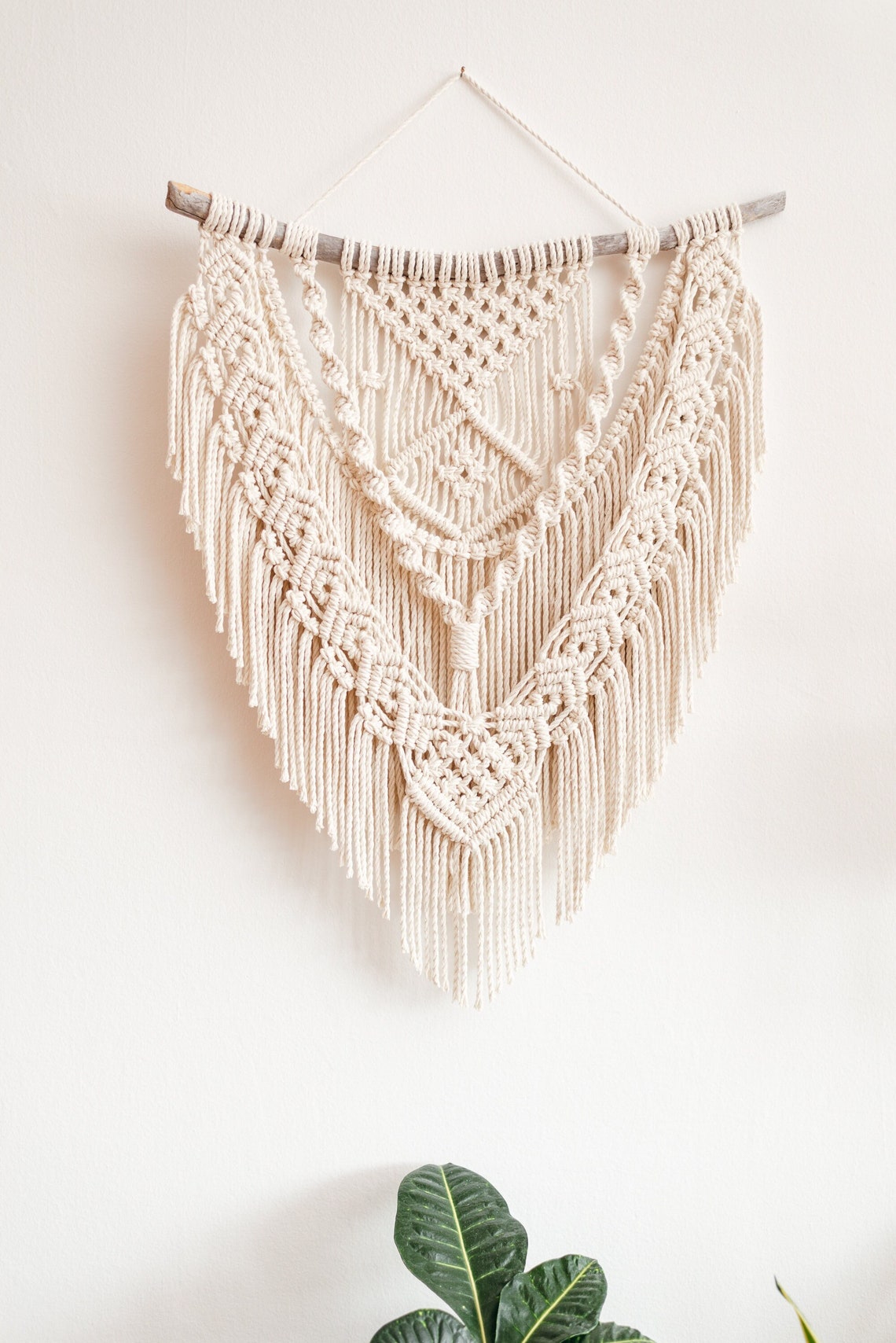 Macrame PATTERN Written PDF and Knot Guide Diy Macrame Wall - Etsy