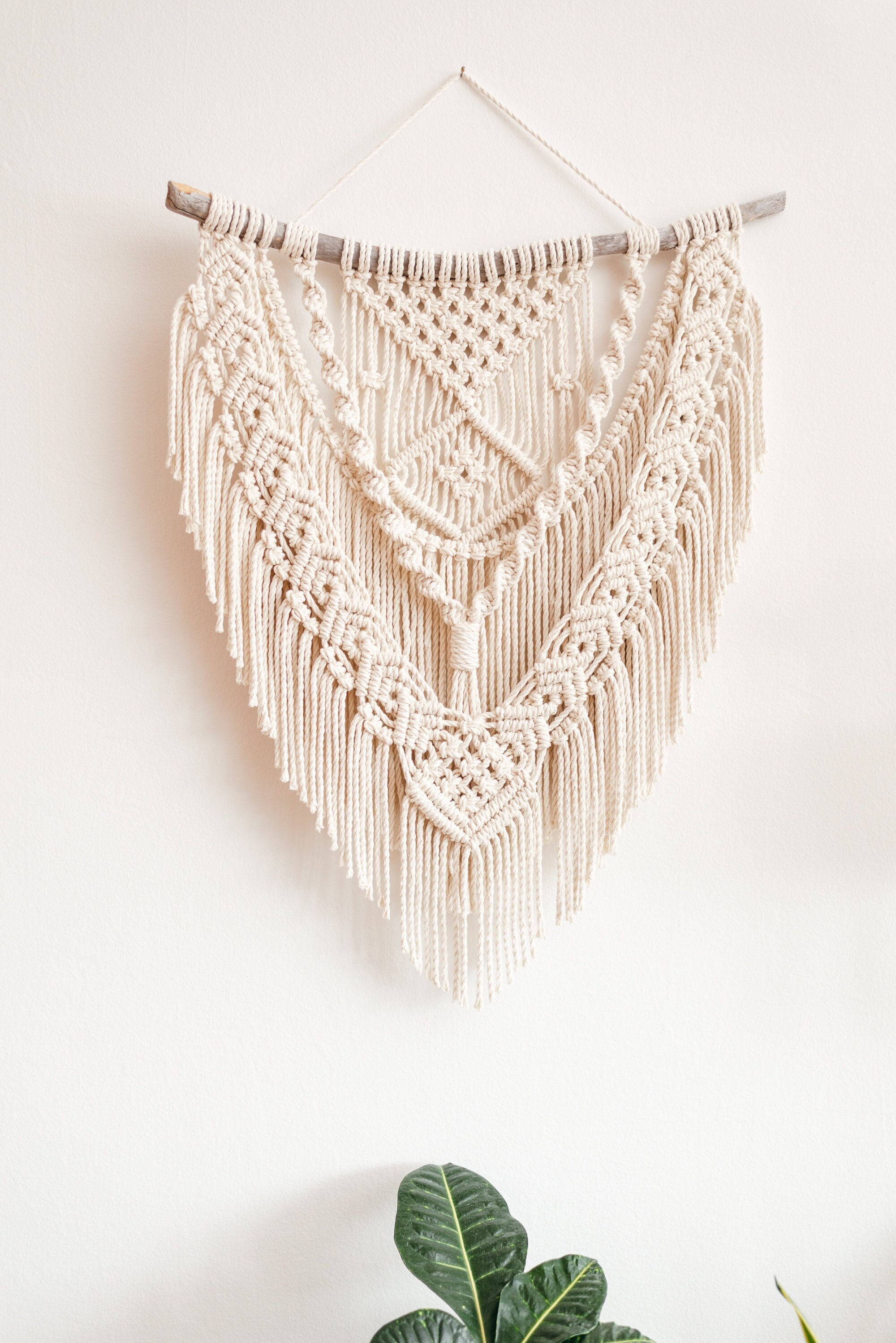 Macrame PATTERN - Written PDF and Knot Guide, Diy Macrame Wall Hanging ...