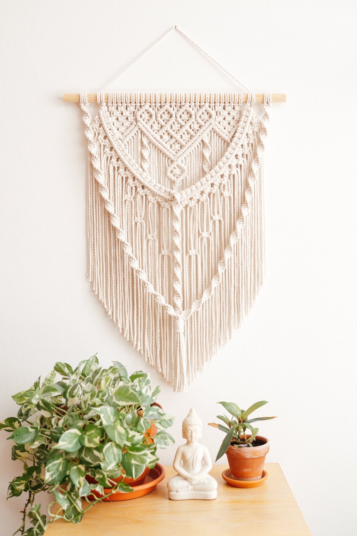 Macrame PATTERN Written PDF and Knot Guide Diy Macrame Wall - Etsy