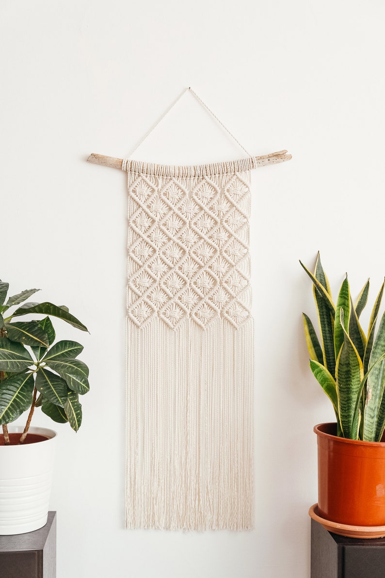 Macrame PATTERN Written PDF and Knot Guide Diy Macrame Wall - Etsy