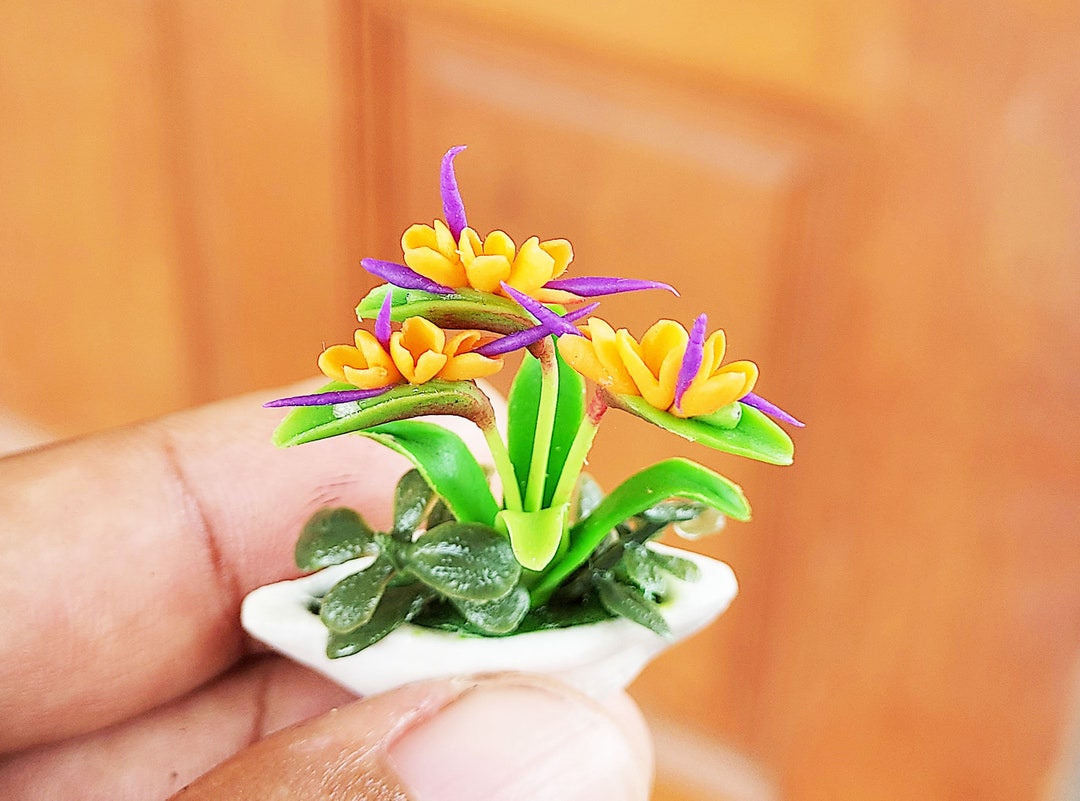 Dollhouse Heliconia-miniature Dollhouse Plants-miniature Flowers ...