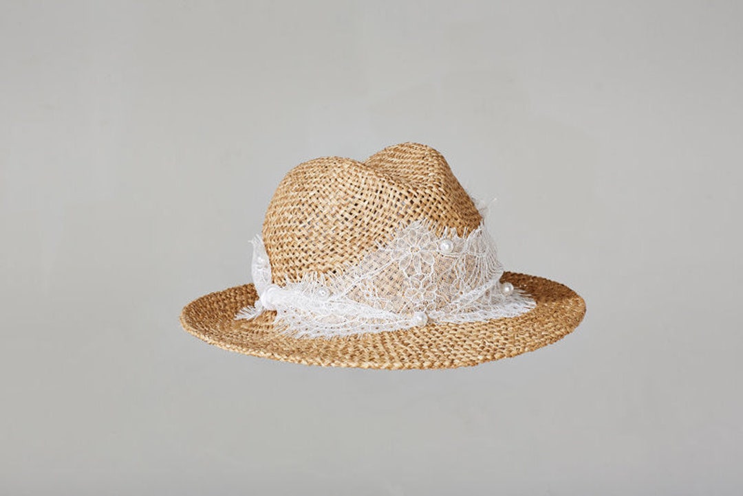 Cass - Straw Fedora, Ladies Fedora, Summer Hat, Straw Hat, Spring ...
