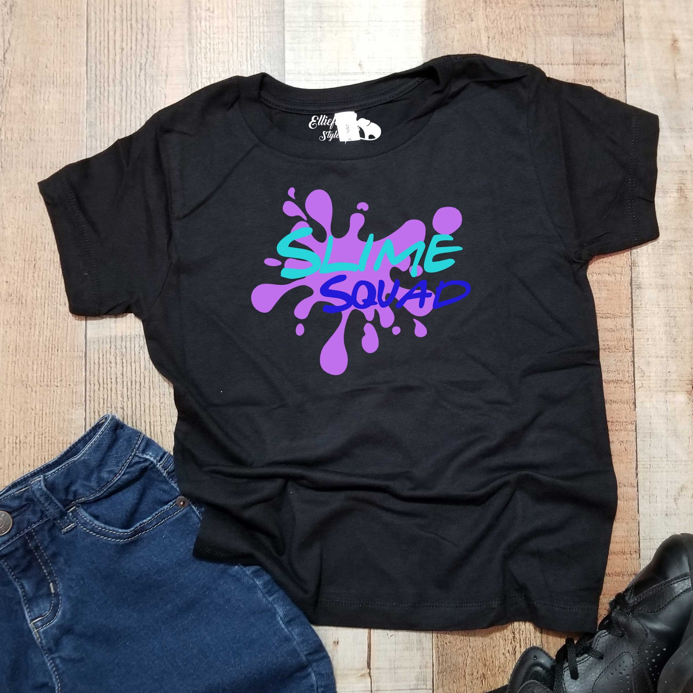 Slime Squad Shirt Kids Slime Splat Shirt | Etsy