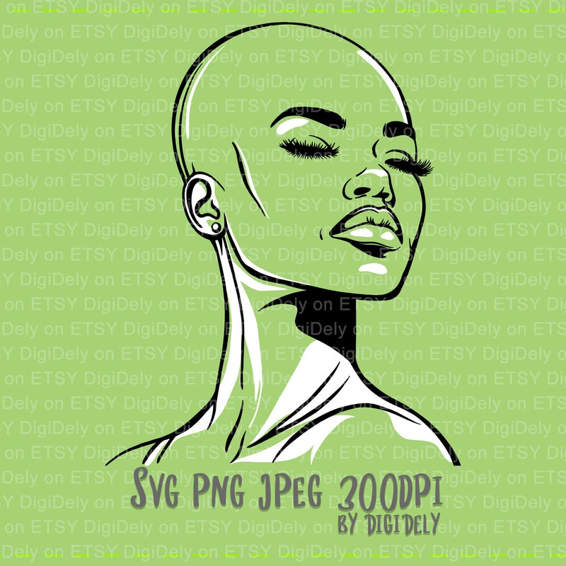 Bald Girl - Etsy