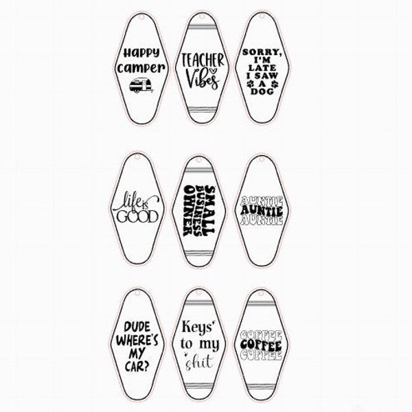 Hotel Keychain Svg - Etsy