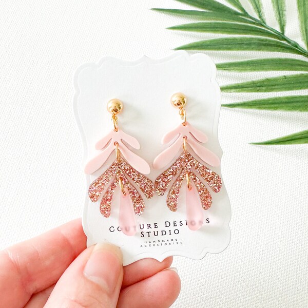 Blush Earrings - Etsy